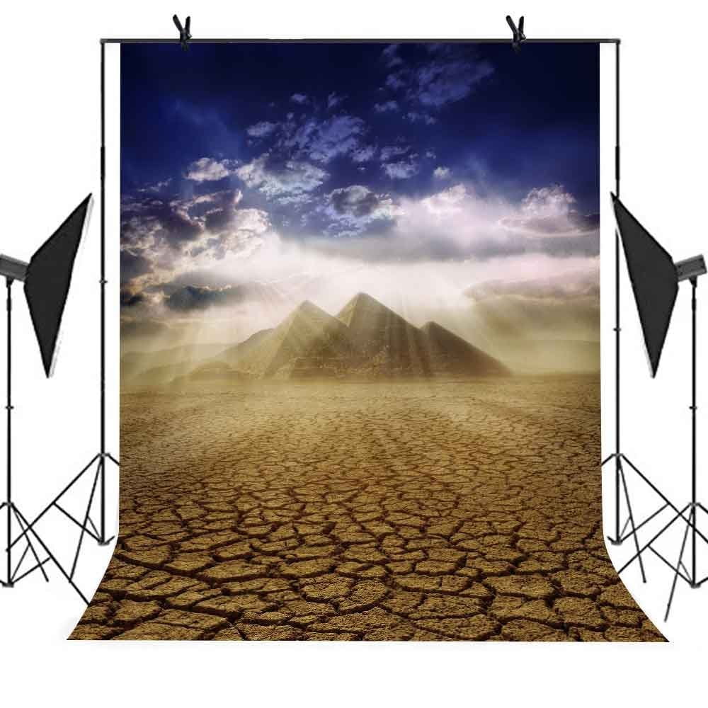 MOHome 5x7ft Egyptian Pyramids Backdrop Pyramid Blue Sky White Clouds ...