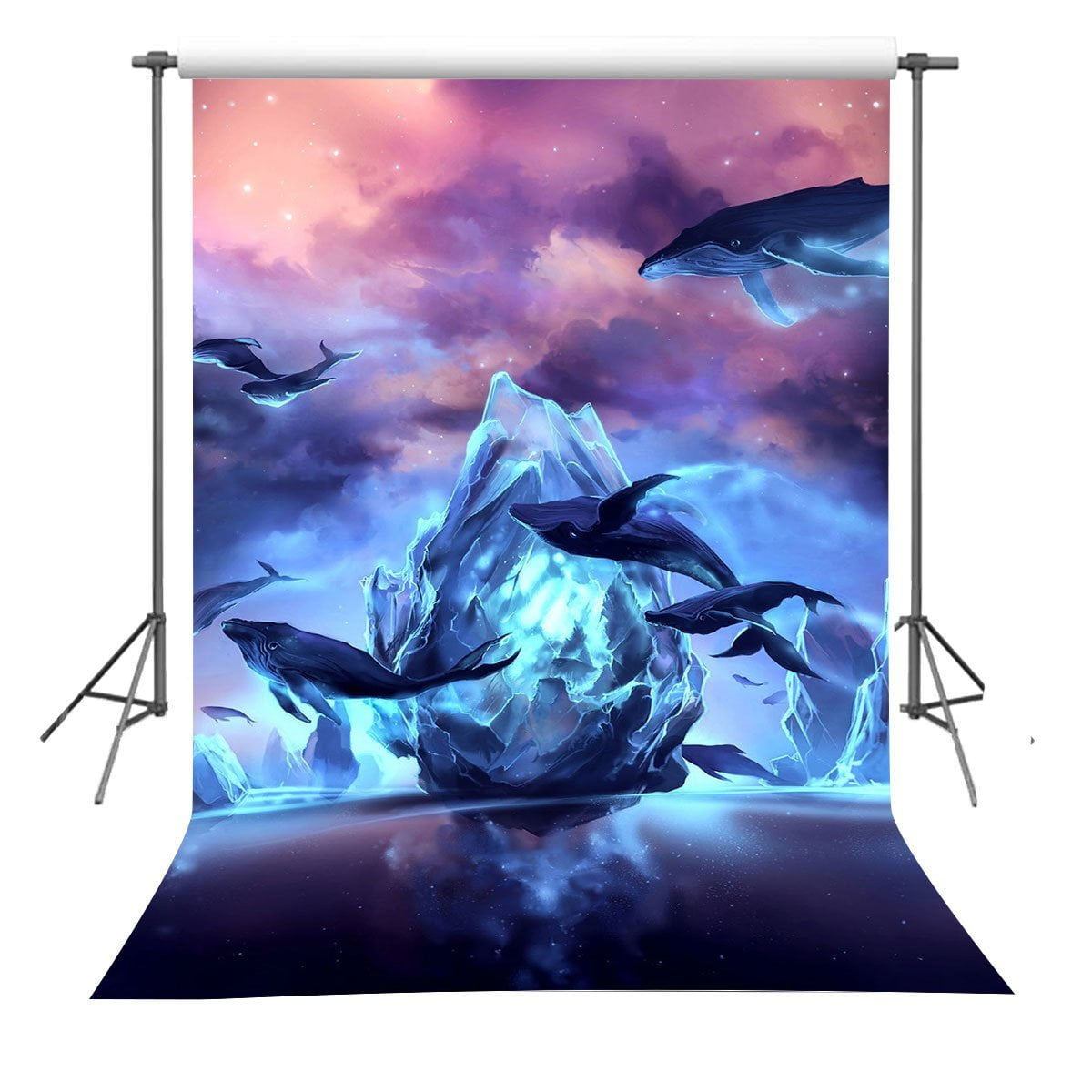 MOHome 5x7ft Fairytale World Flying Whale Photography Backdrop Photo ...