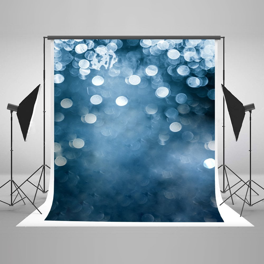 MOHome 5x7ft Fancy Professional Photography Backdrop Blue Background ...
