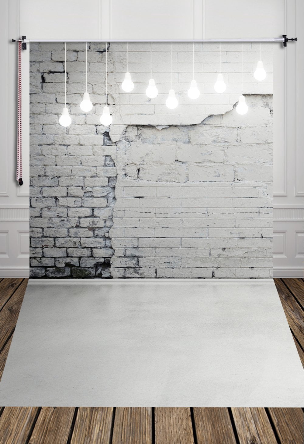 MOHome 5x7ft Grey Brick Wall Backdrop Photography Background Studio ...