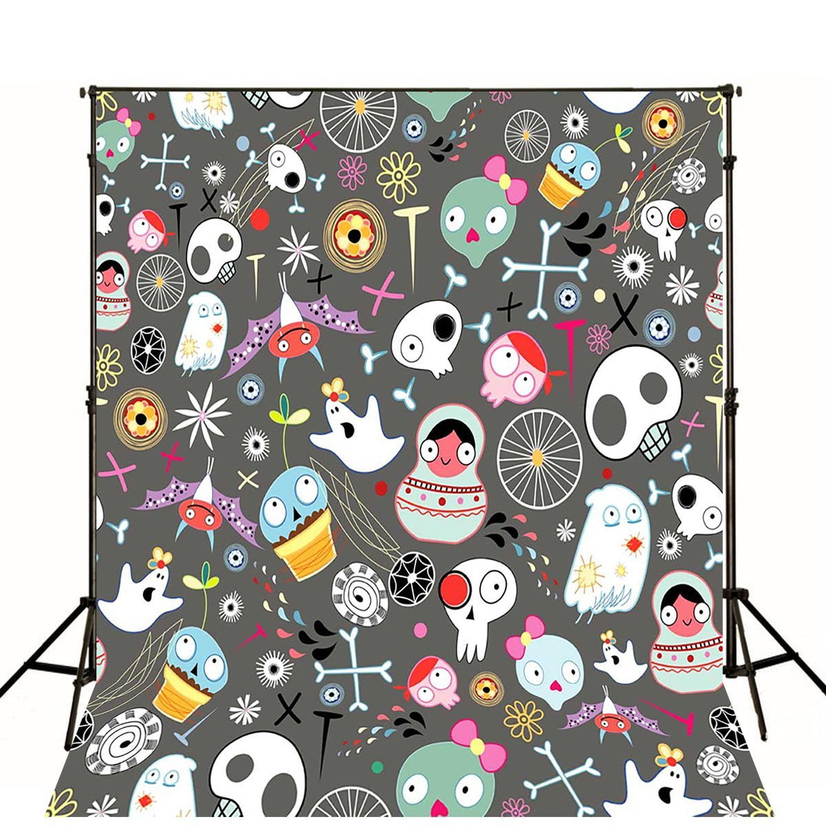 MOHome 5x7ft Halloween Backdrop for Photography White Ghost Photo ...
