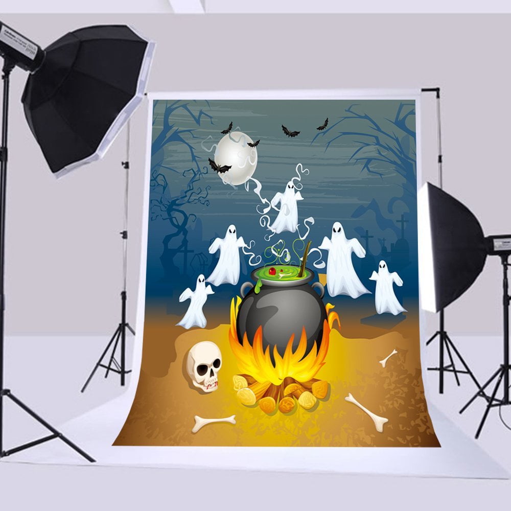 MOHome 5x7ft Halloween backgrounds Ghost PARTY Photography backdrops ...