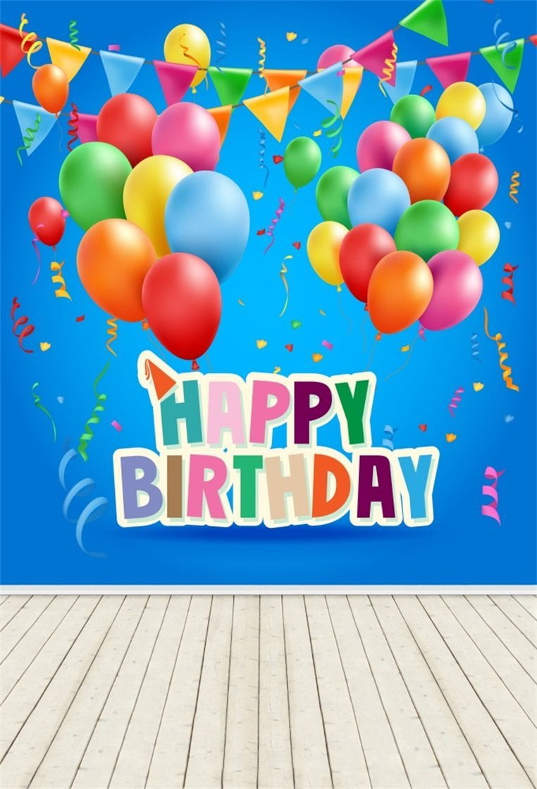 MOHome 5x7ft Happy Birthday Photography Studio Backdrop Party ...