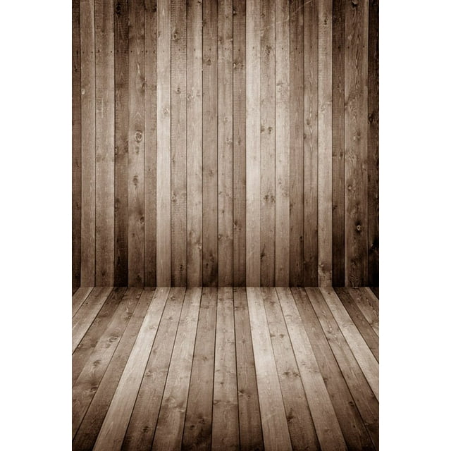 MOHome 5x7ft Light Ash Brown Wood Wall Floor Newborn Children ...