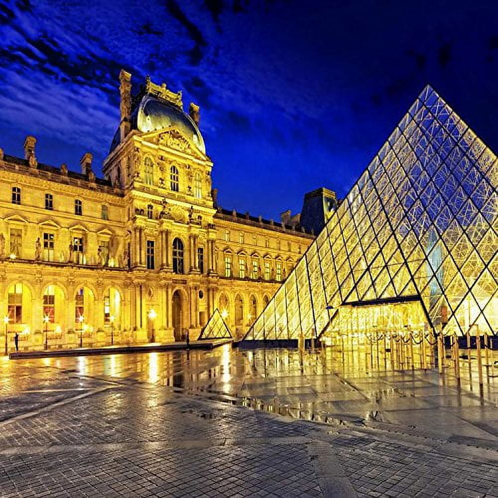 MOHome 5x7ft Lourve Glass Pyramid Photography Studio Backdrop ...