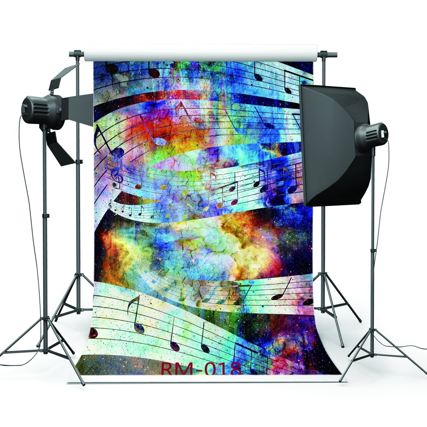 MOHome 5x7ft Music Melody Character Photography Backdrop Photo ...