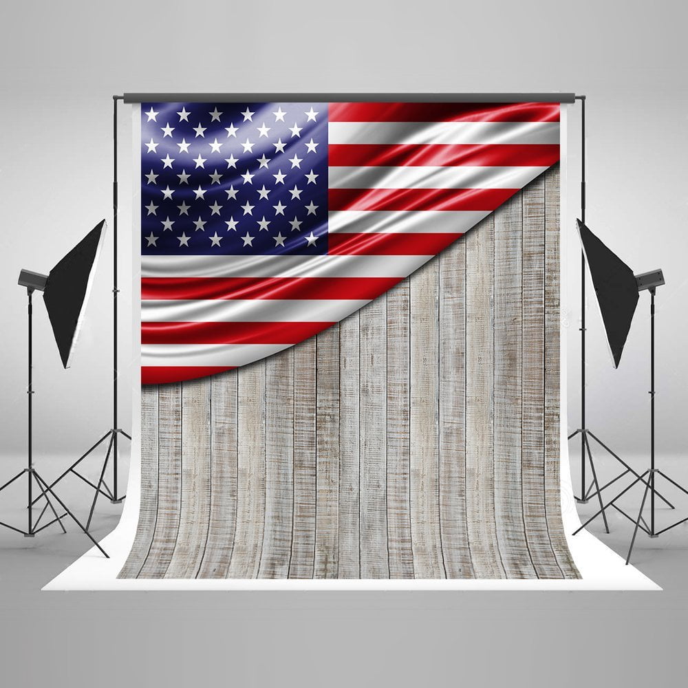 MOHome 5x7ft National Flag Backdrops Photo Studio Backgrounds Wood ...