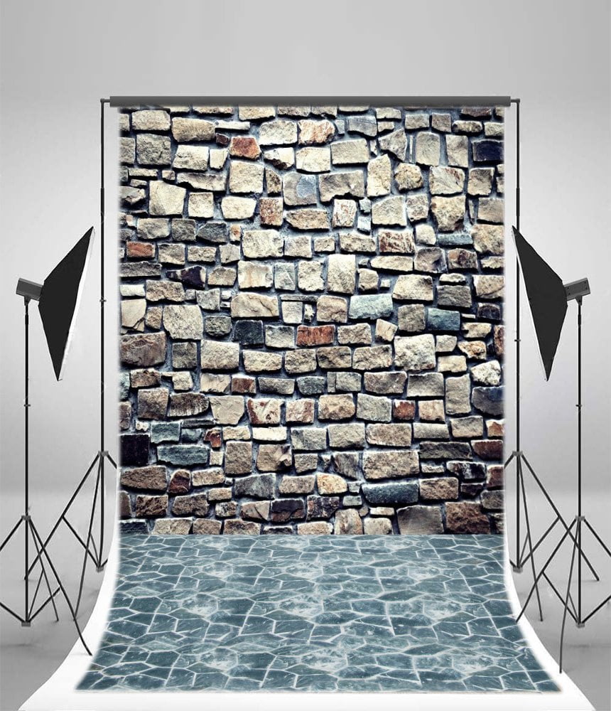MOHome 5x7ft Photo Background Retro Brick Wall Photography Backdrops ...