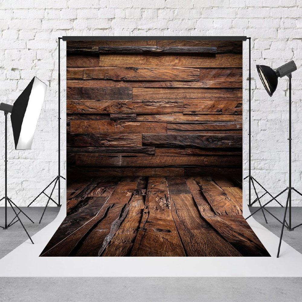 MOHome 5x7ft Photo Studio Background Wooden Floor Photography Backdrops ...