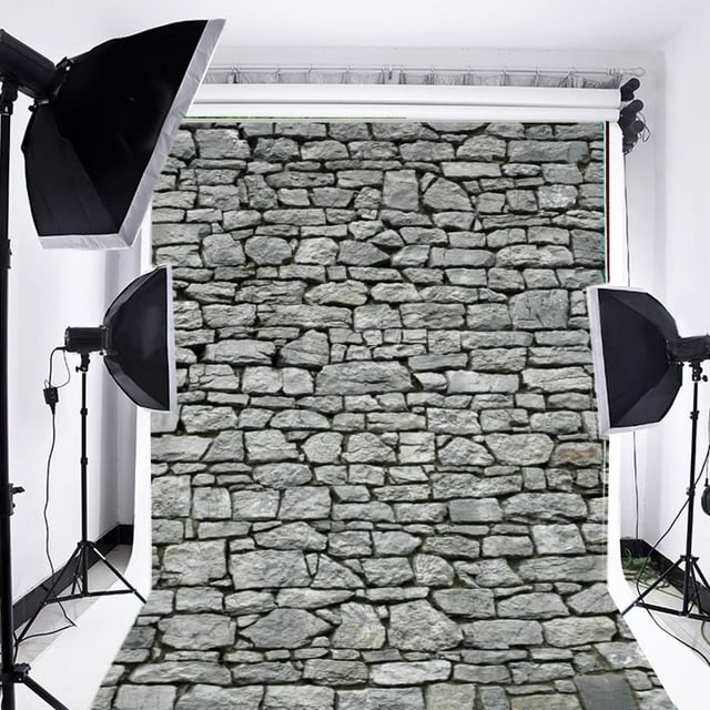 MOHome 5x7ft Photography Backdrop Rock Stone Floor Wall Scene ...