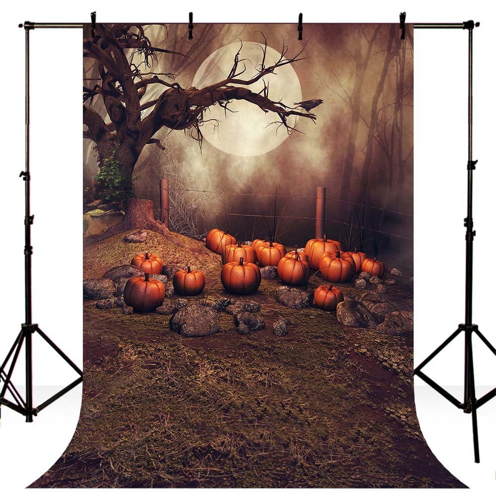 MOHome 5x7ft Photography Background Halloween Horror Night Theme Party ...