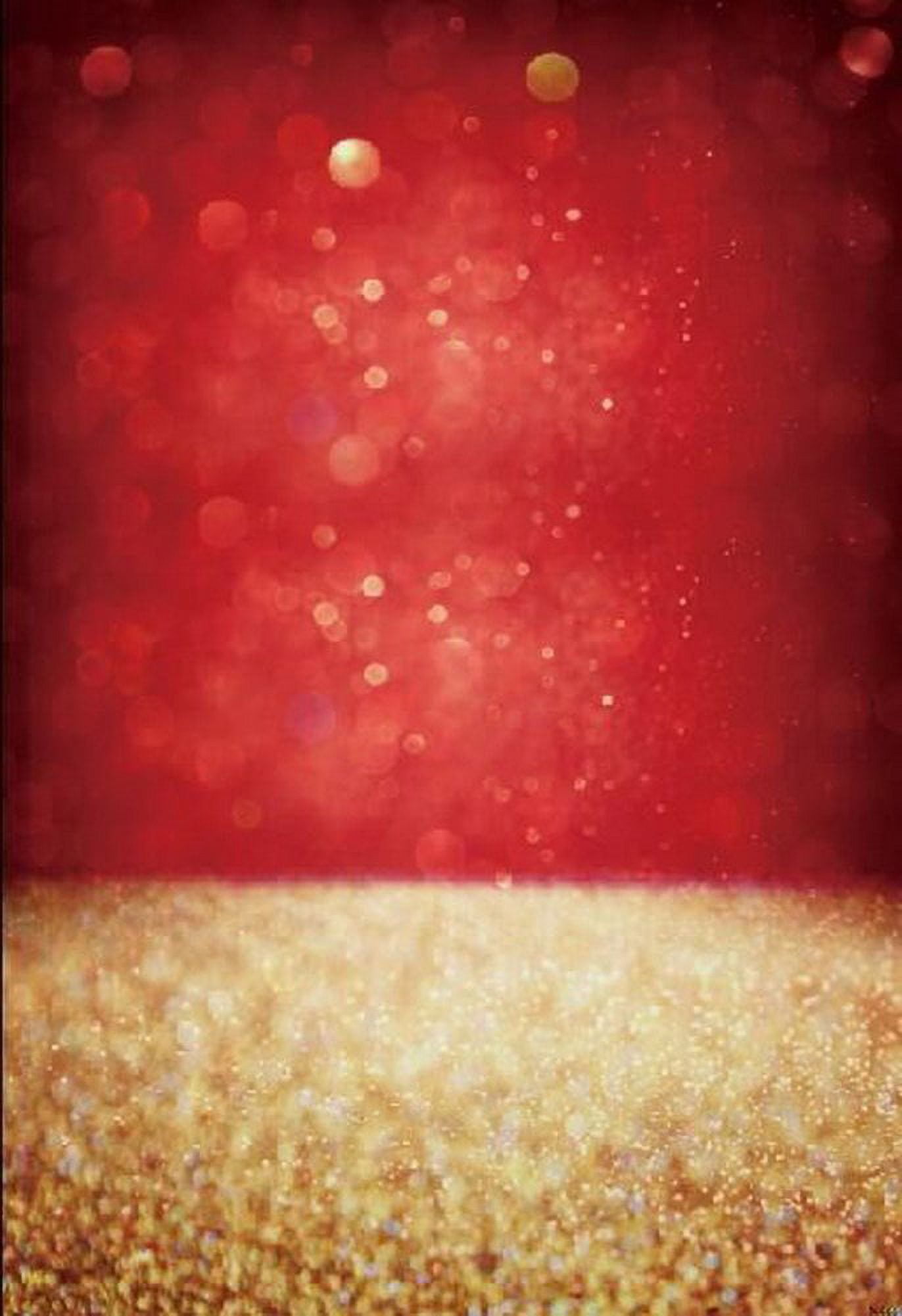 MOHome 5x7ft Red Glitter Bokeh Golden Twinkle Bokeh Floor Newborns ...