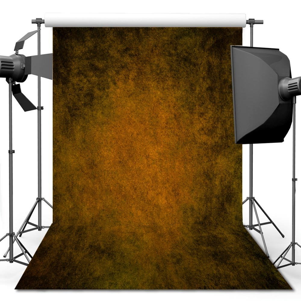 MOHome 5x7ft Retro Art Yellow Portrait Backdrop For Studio Props Photo ...