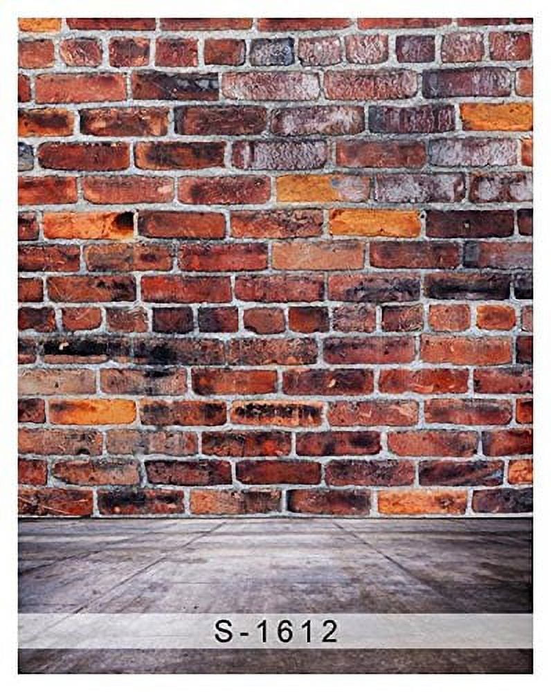 MOHome 5x7ft Retro Original Brick Wall Wood Floor Photography Studio ...