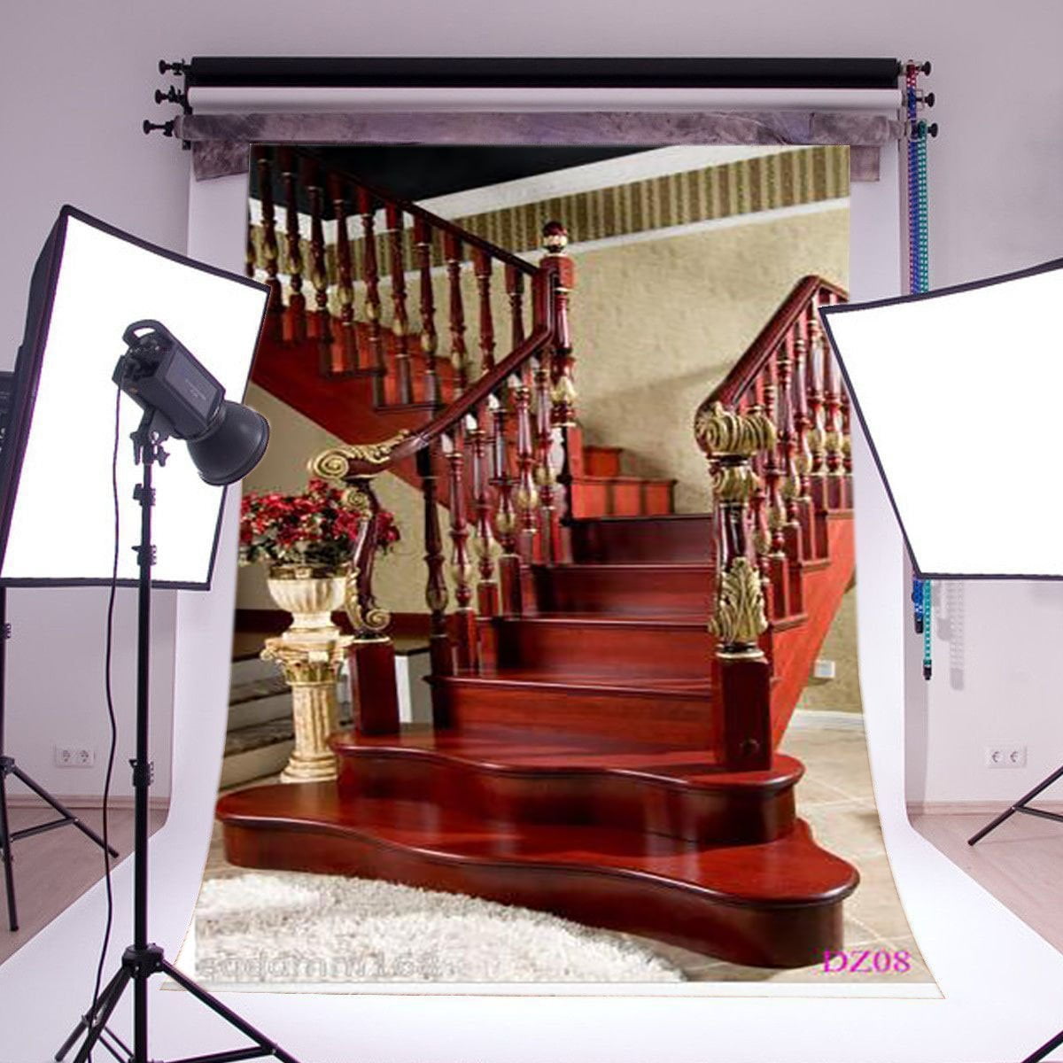MOHome 5x7ft Rolling ladder Photo Backdrops Studio Background Studio ...