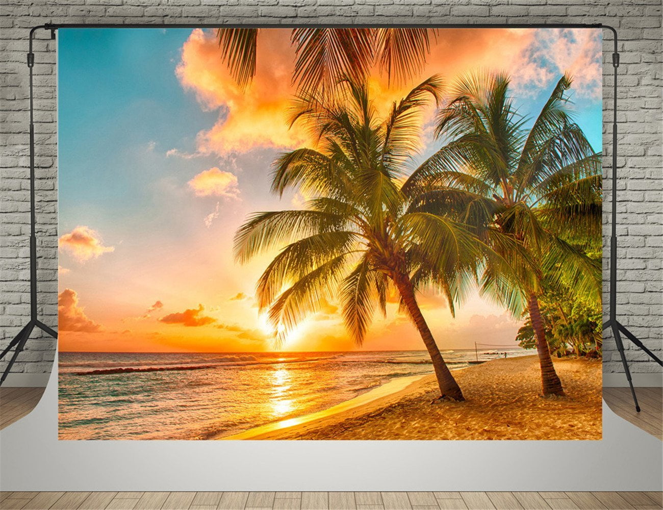 MOHome 5x7ft Scenic Beach Sunset Photography Backdrops Sea Scene ...