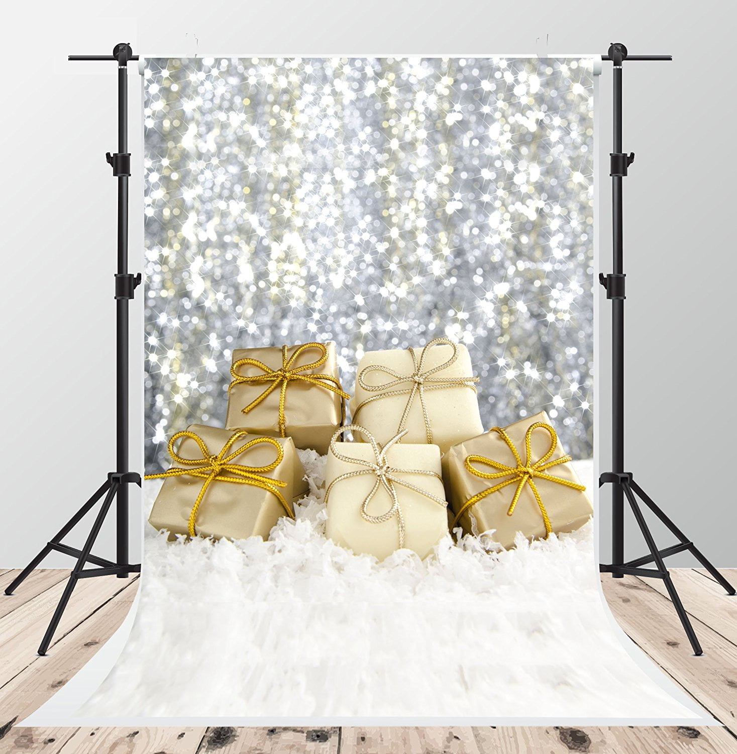 MOHome 5x7ft Shining Backdrops for Photography Silvery Glitter ...