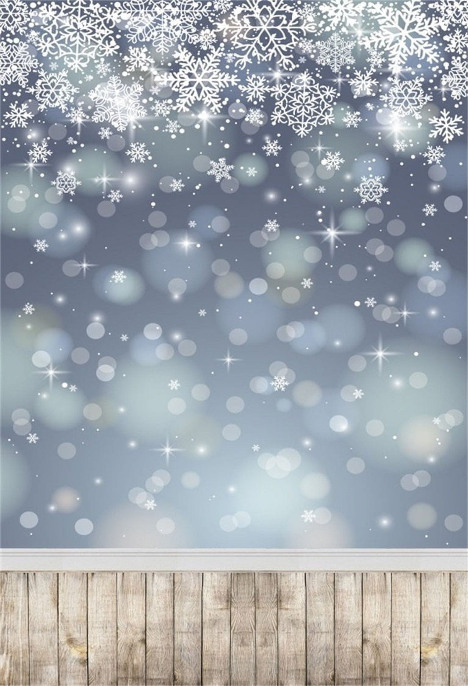 MOHome 5x7ft Snowflake Backdrop White Christmas Photography Background ...