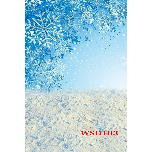 MOHome 5x7ft Snowscape Christmas Photo Backdrop Studio Photography ...
