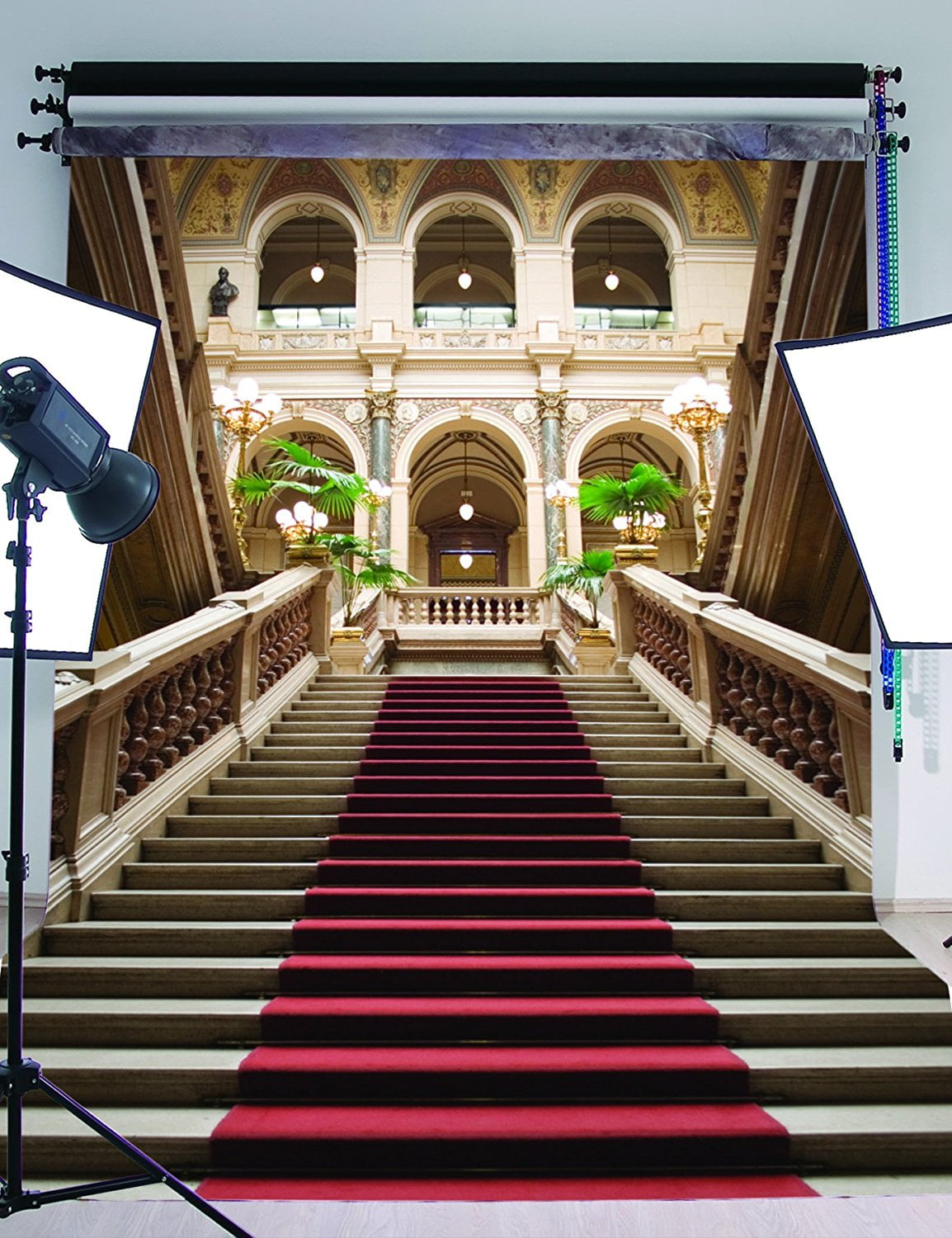 MOHome 5x7ft Stairs Photography Backdrop Photo Background Studio Prop ...