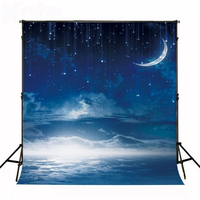 MOHome 5x7ft Starry Sky Backdrops for Photography Cloud Stars ...