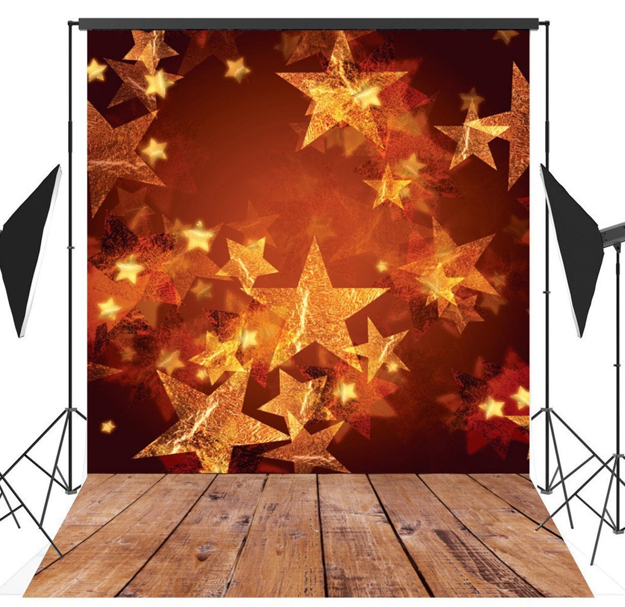 MOHome 5x7ft Stars Wood Plank Photography Backdrop Photo Backdrops ...