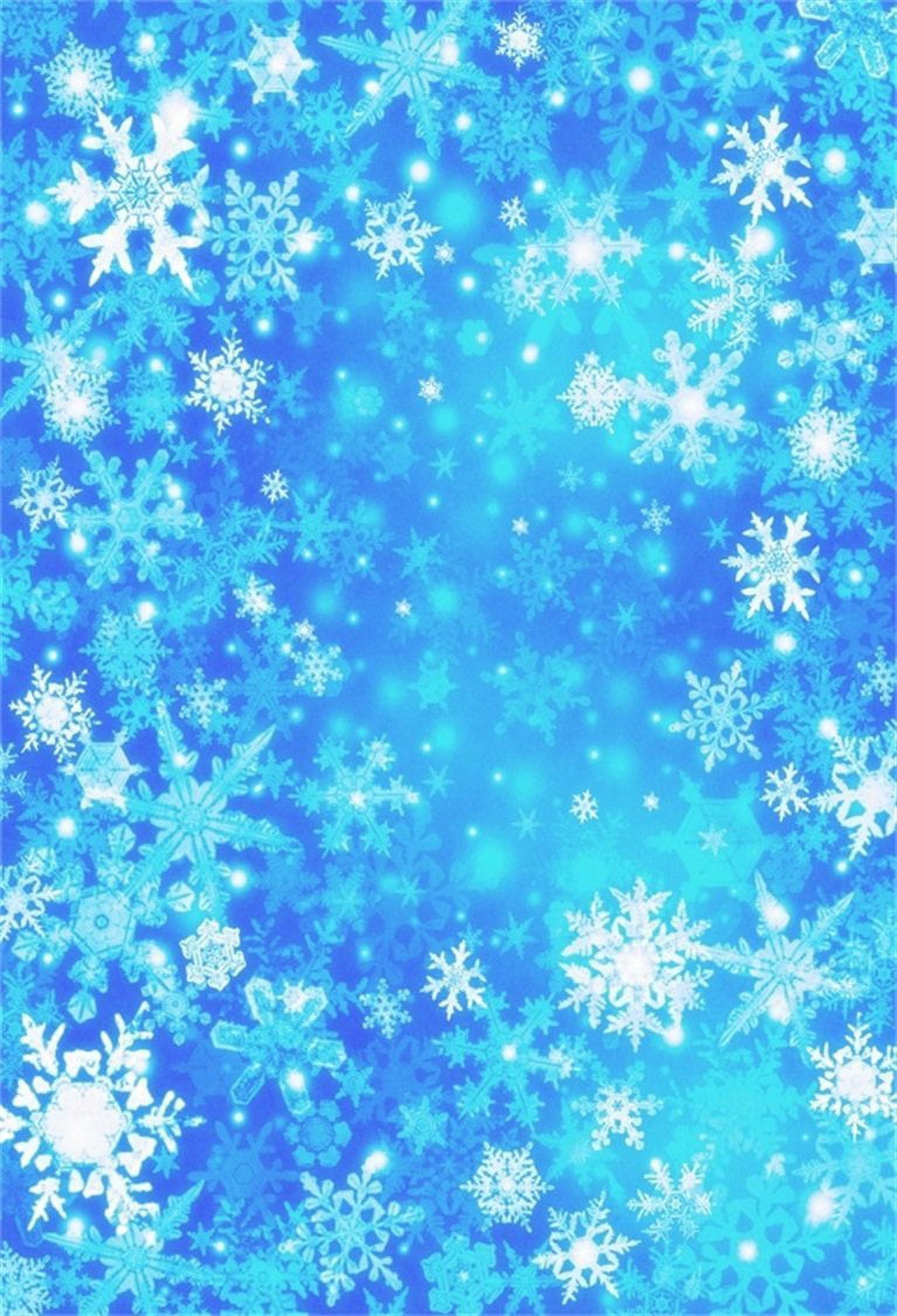 MOHome 5x7ft Sweet Snowflake Backdrop White Christmas Photography ...