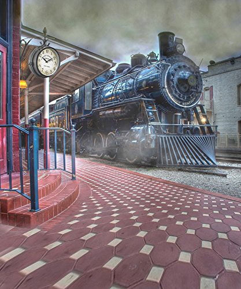 MOHome 5x7ft Train Photography Backdrops Photo Studio Background for ...