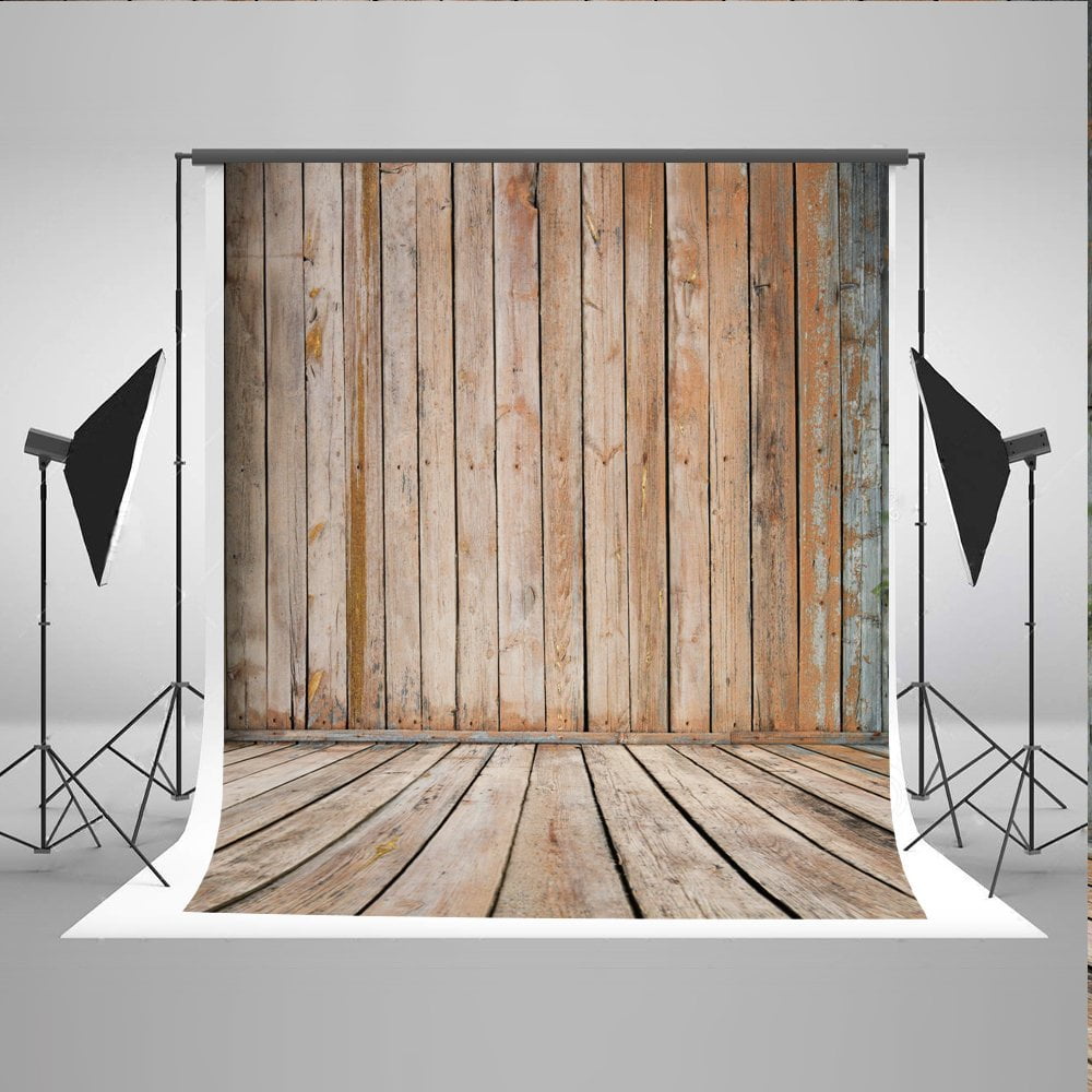 MOHome 5x7ft Wood Floor Photography Backdrop Wedding Photography ...