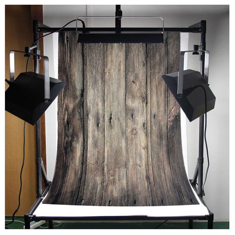 MOHome 5x7ft Wooden Wall Floor Wooden Board Wall Theme Photography ...