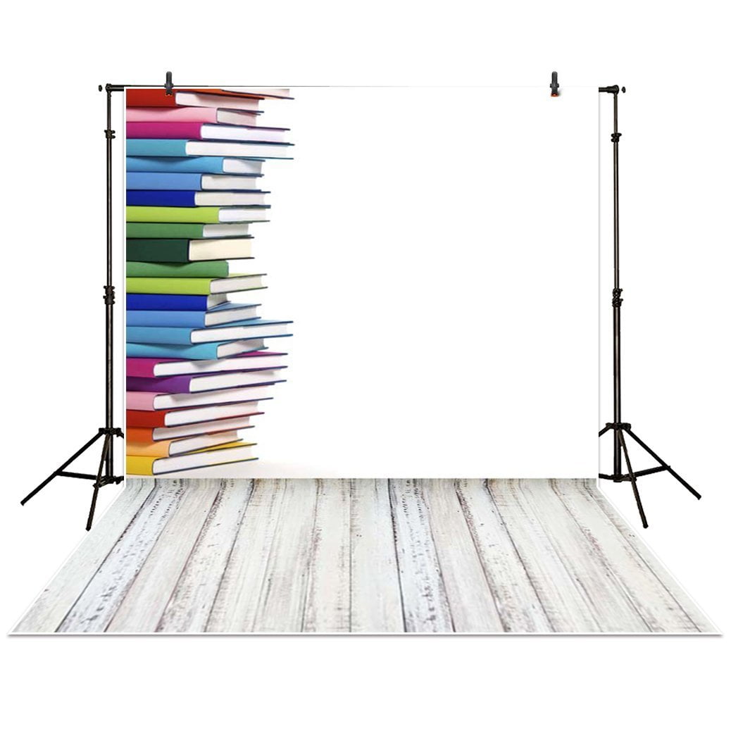 MOHome 5x7ft photography backdrop student book wooden floor study baby ...
