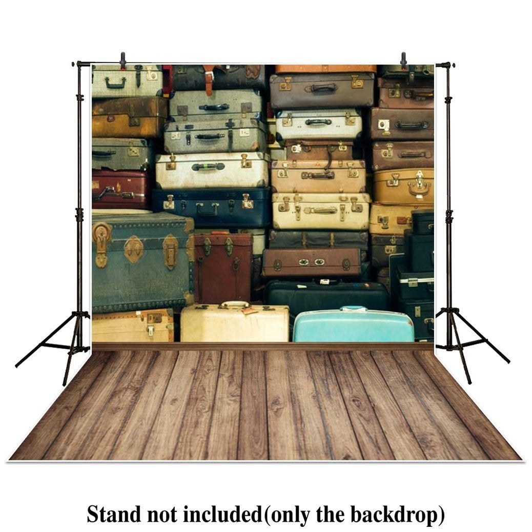 MOHome 5x7ft photography backdrop trunk Box Wooden floor Retro baby ...