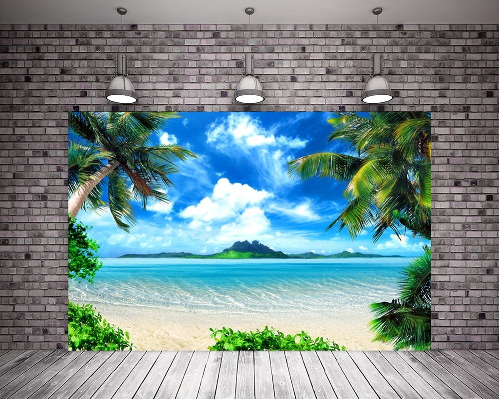MOHome 7X5ft Photography Background Sunshine Sea Beach Photographic ...