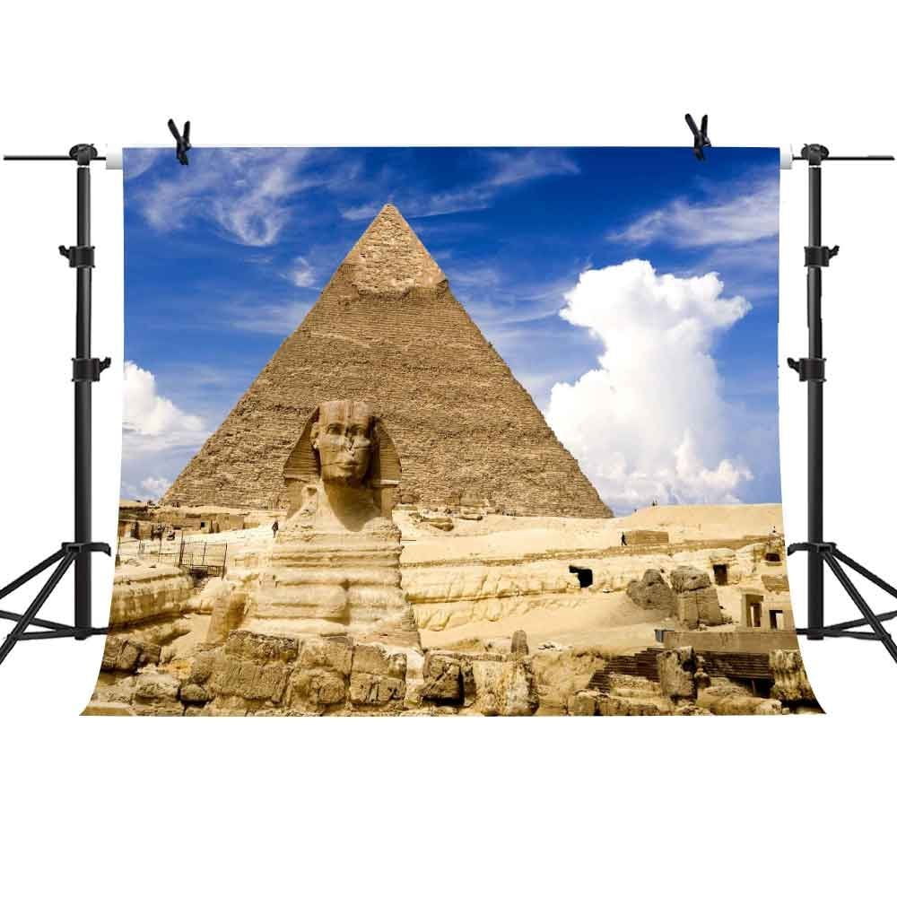 MOHome 7x5Ft Egypt Pyramid Backdrop Famous Landscape Historical Site ...