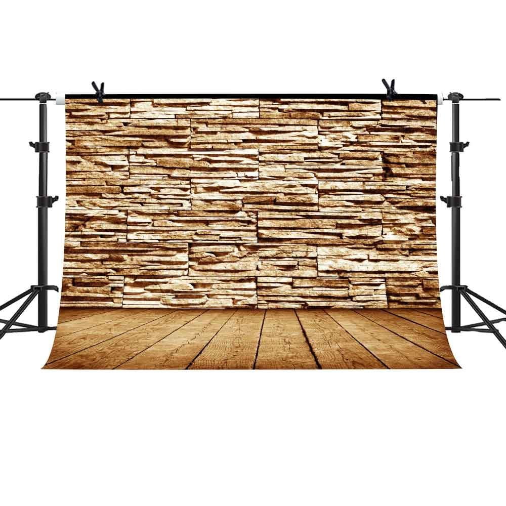 MOHome 7x5Ft Stone Wood Wall Backdrop Sample Background Vintage Art ...