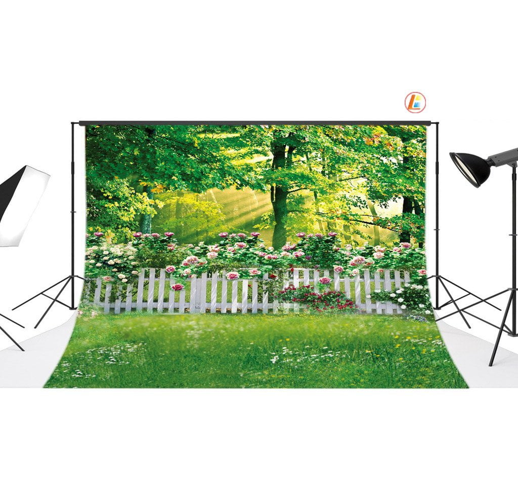 Mohome 7x5ft A Garden Full Of The Beauty Of Spring Photography Backdrop