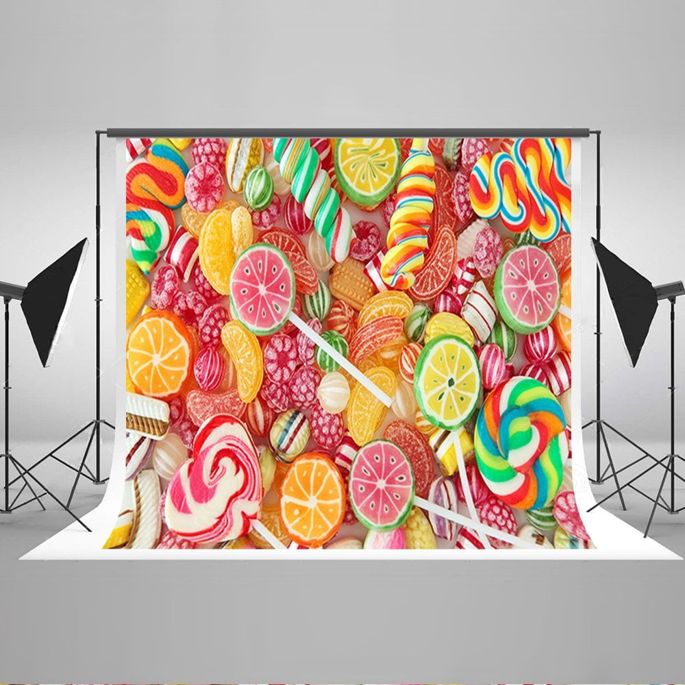 MOHome 7x5ft Baby Backgrounds Backdrops Color Fruit Sugar Children ...