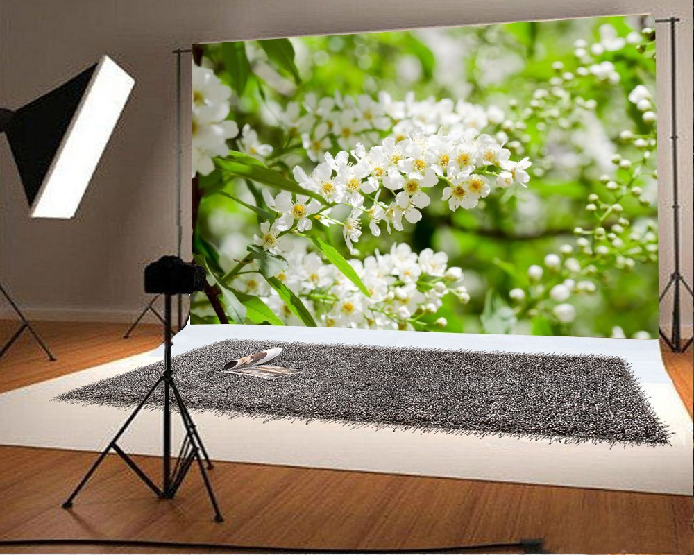 MOHome 7x5ft Backdrop Photography Background Blossoming Bird Cherry ...
