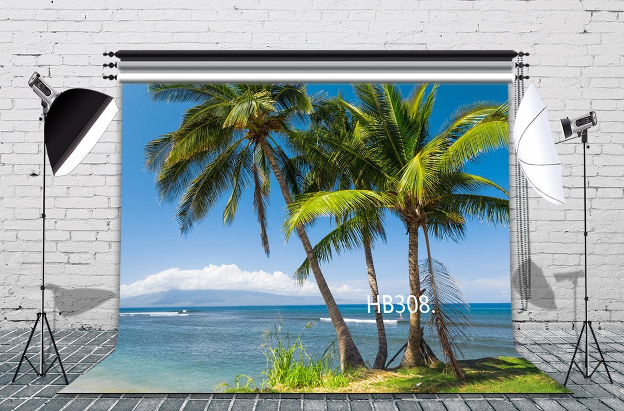 MOHome 7x5ft Beach Photography Background Photography Backdrop Studio ...