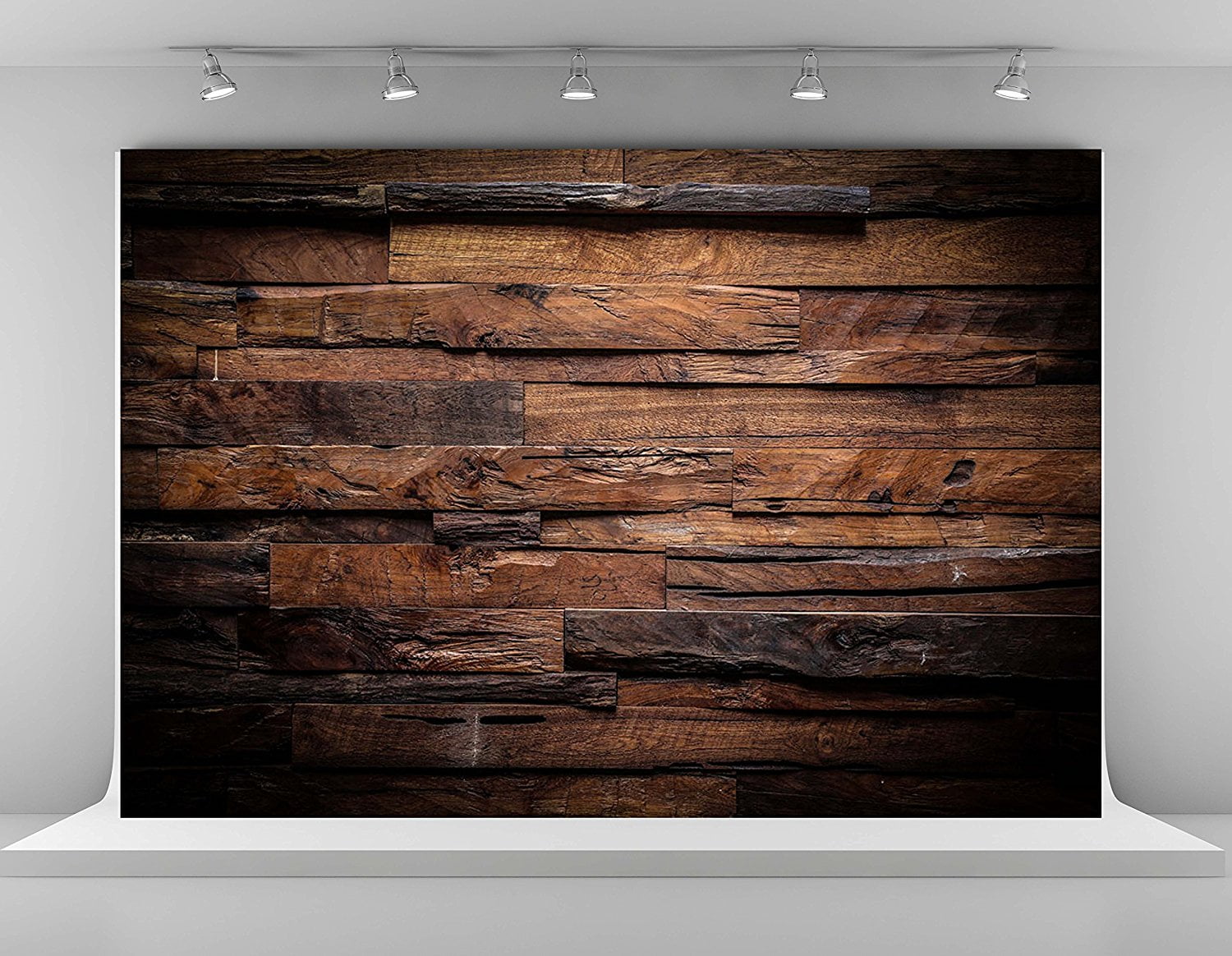 MOHome 7x5ft Brown Wood Photography Backdrops Vintage Wooden Background ...
