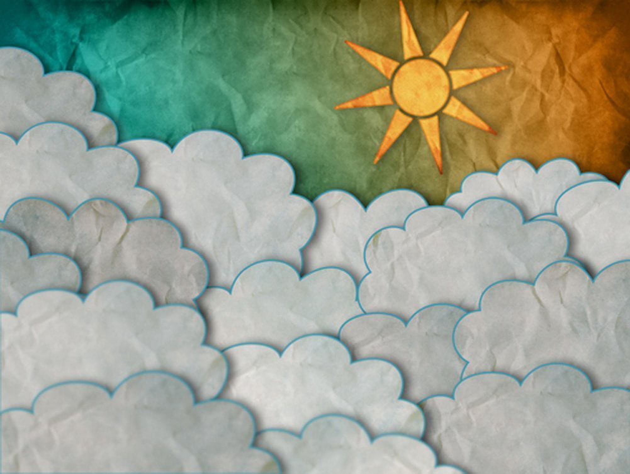 MOHome 7x5ft Cartoon Sun in the Clouds Photography Indoor Backdrop Prop ...