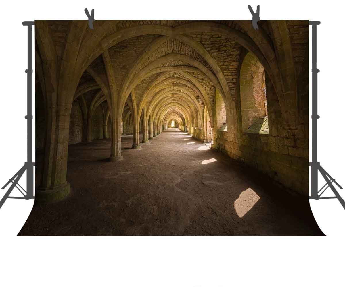 MOHome 7x5ft Castle Backdrop Retro Corridor Photography Background ...