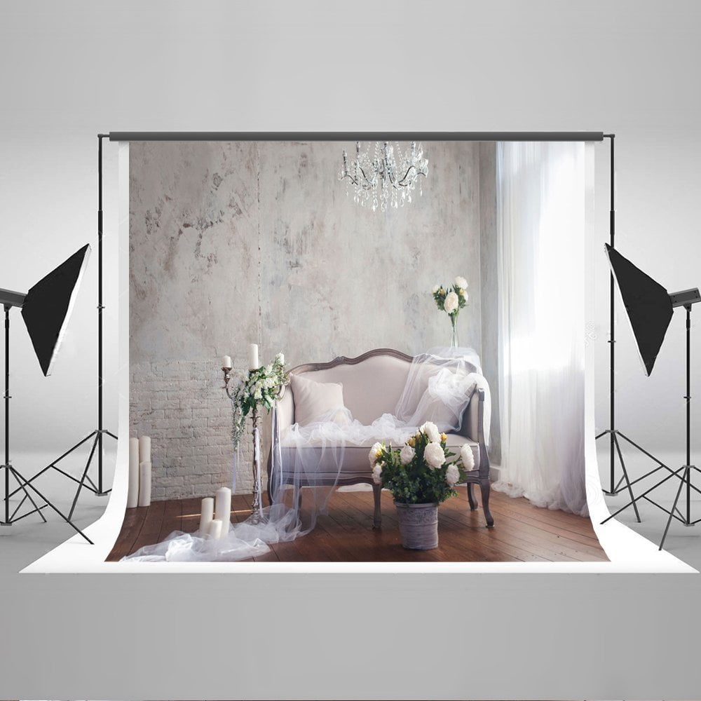 MOHome 7x5ft Children Photography Backdrop White Chandelier Photo ...
