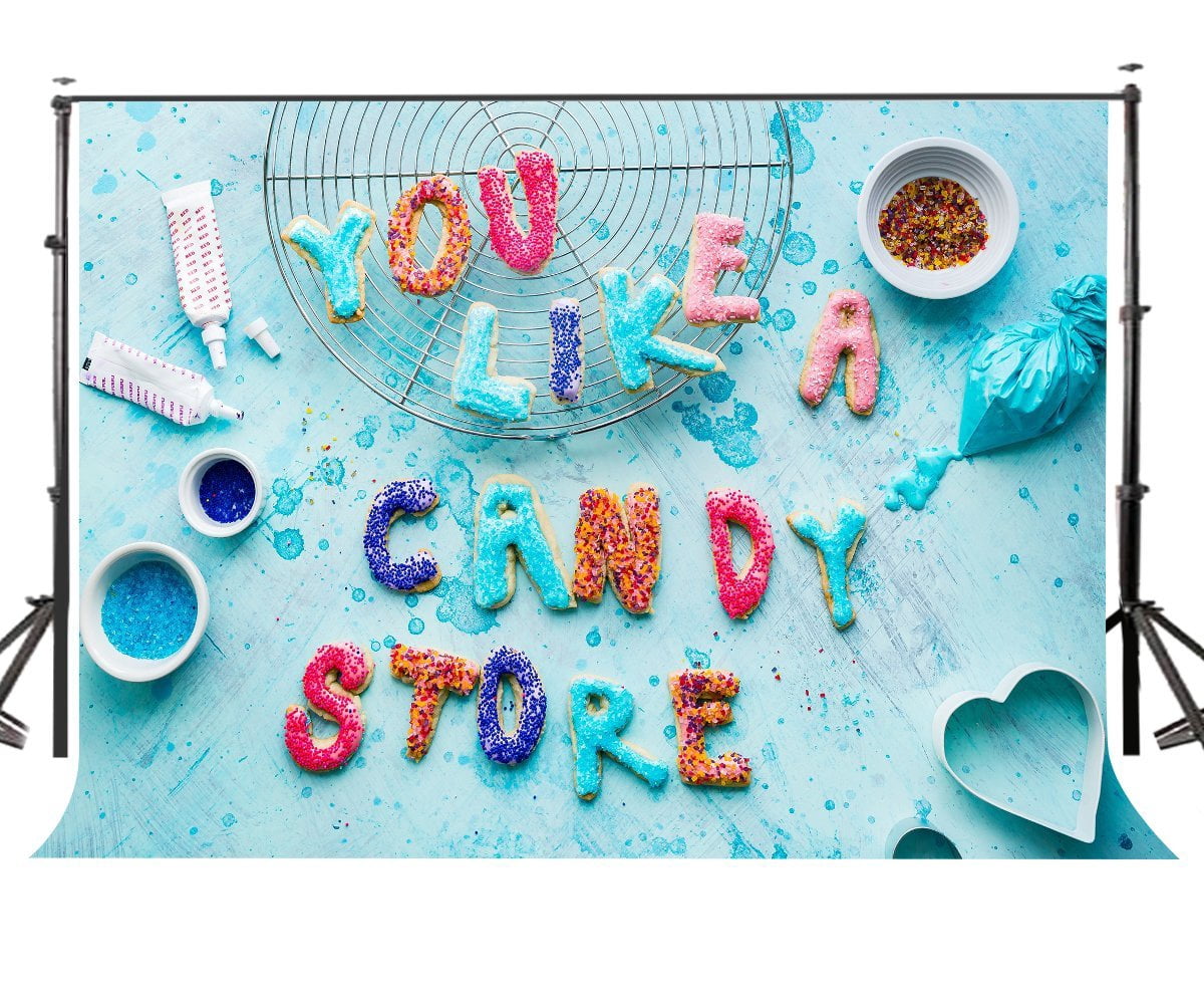 MOHome 7x5ft Color Kids Graffiti Photography Backdrop Lovely Styles ...