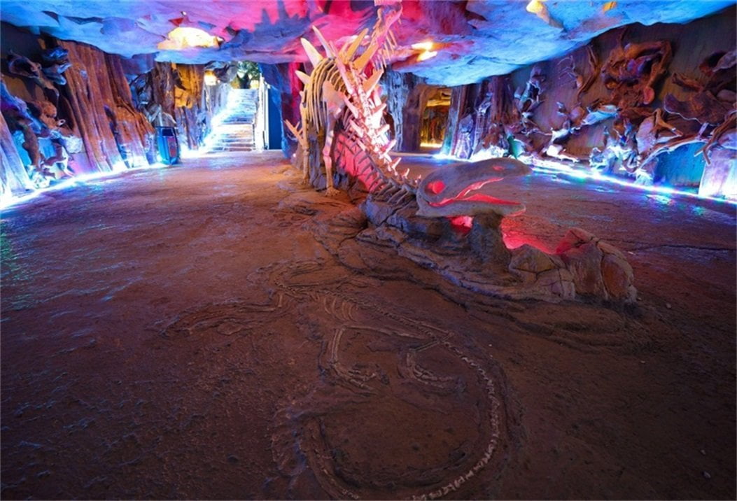 MOHome 7x5ft Dinosaur Skeleton Backdrop Exhibition Museum Photography ...