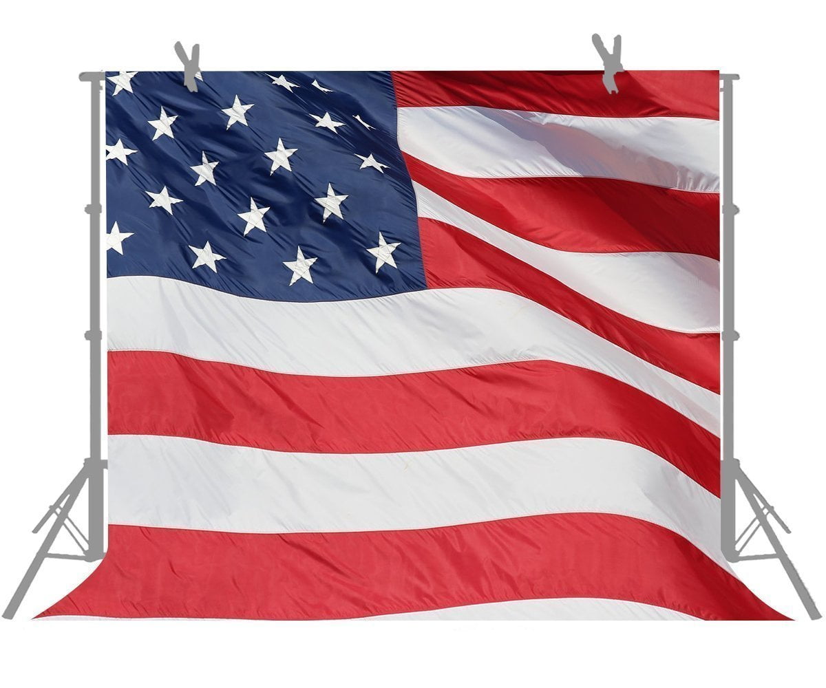 MOHome 7x5ft Enlarge The American Flag Photography Backdrop Studio ...