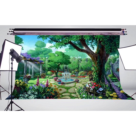 MOHome 7x5ft Fairytale World Photography Backdrop Props Beautiful Park ...