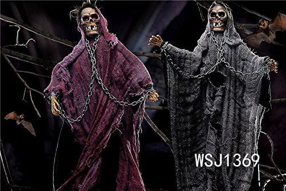 MOHome 7x5ft Ghost Halloween Photo Backdrop Studio Photography Backdrop ...