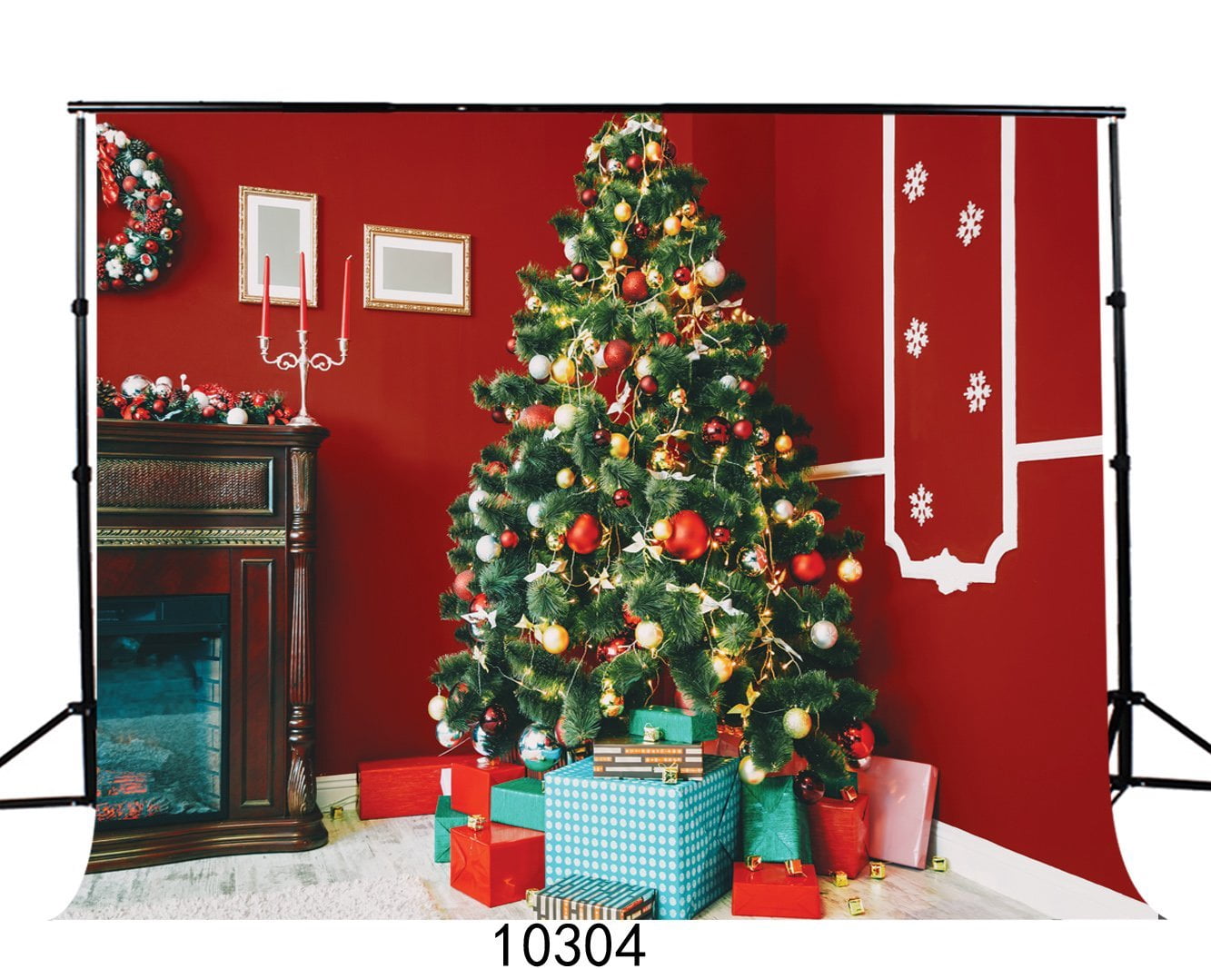MOHome 7x5ft Green Christmas Tree Photography Backdrop for Children ...