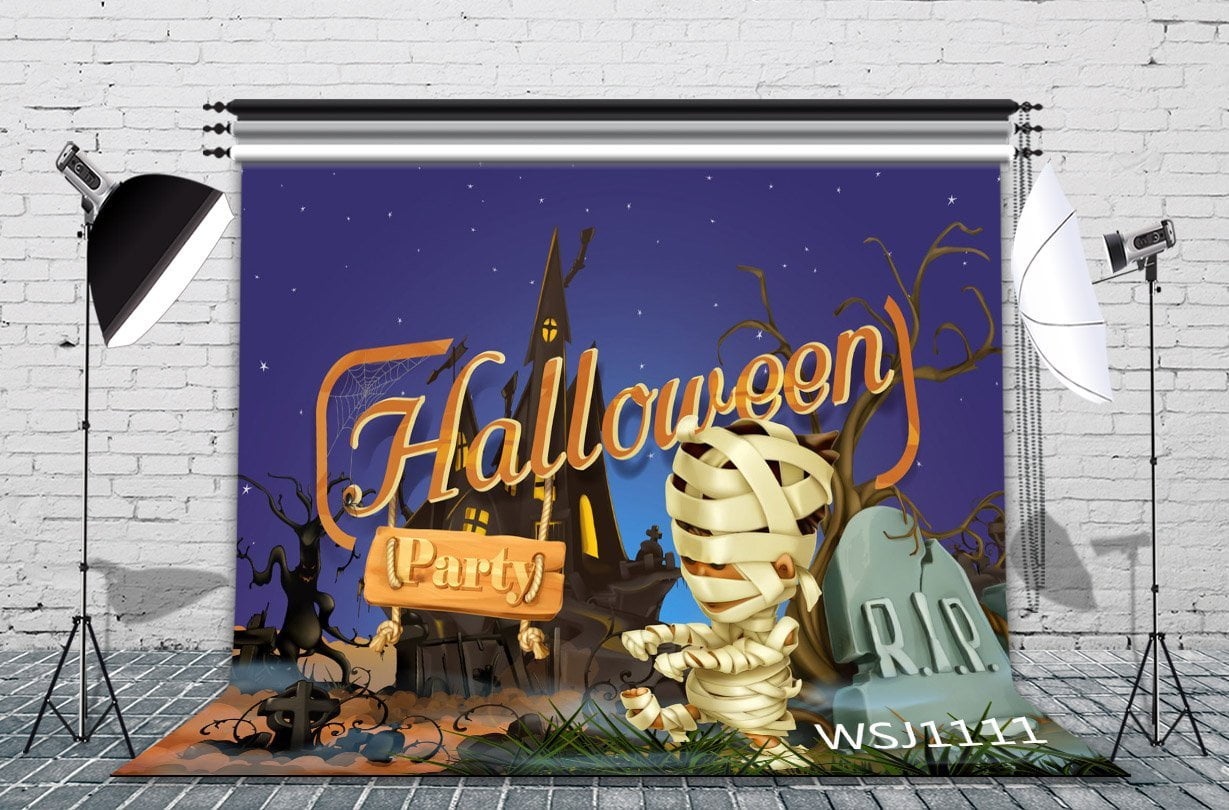MOHome 7x5ft Halloween Party Photography Backdrop Background Photo ...